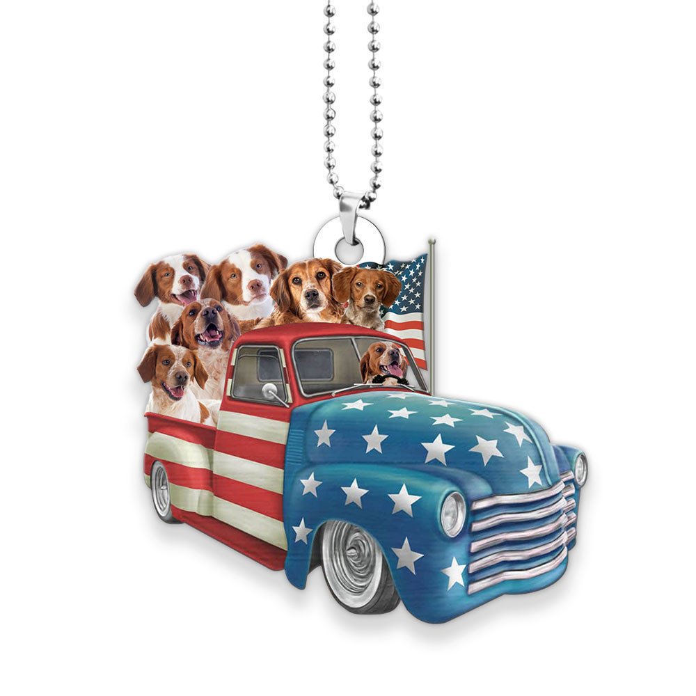 Brittany Happy Independence Day Two Sides Ornament - Noodever