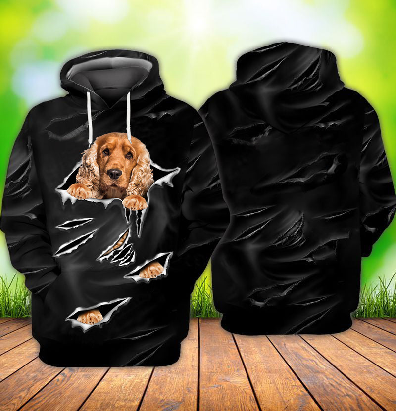 Cracks English Cocker Spaniel Hoodie - Noodever
