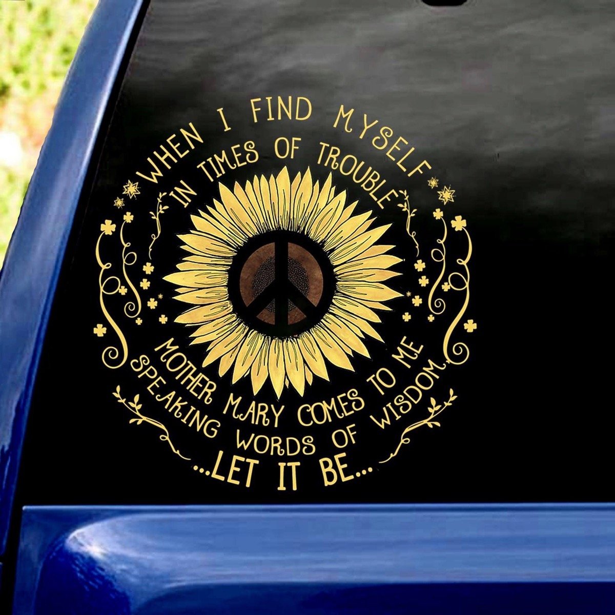 Mother Mary Car Sticker - Noodever